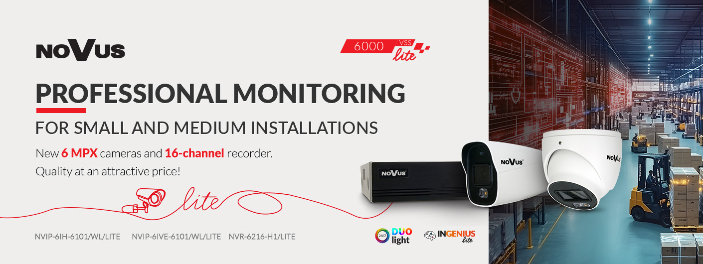 6000 lite 2025 en | NOVUS Professional solution for your security systems